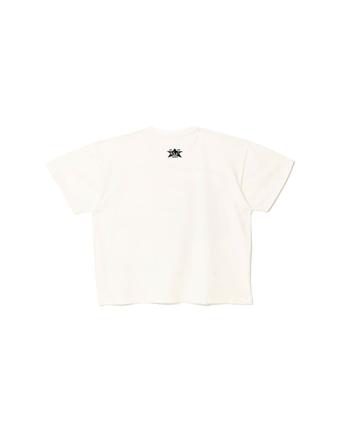 No God No Peace Aged T-Shirt in Ivory – Barriers Worldwide